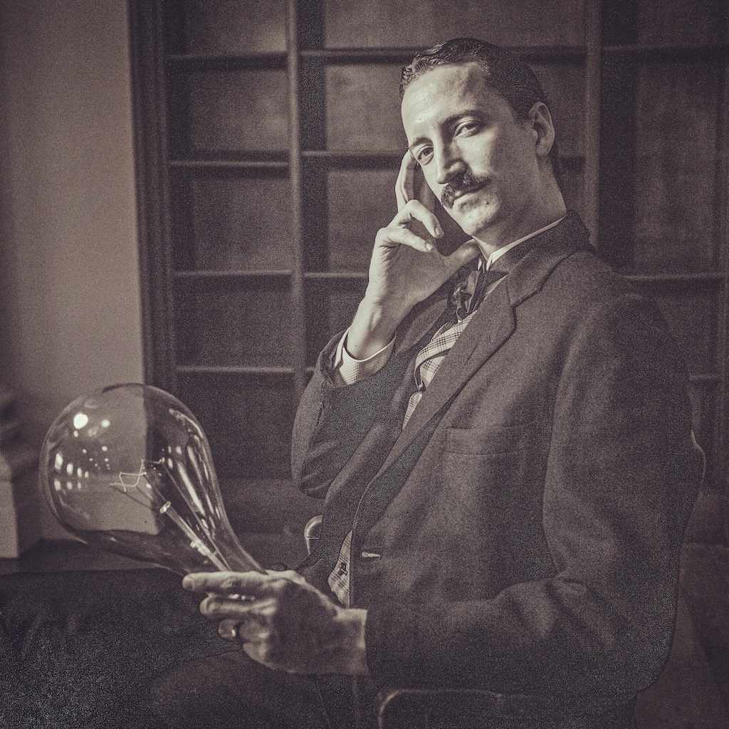 Nikola Tesla Portrayed by David Wrigley | dosage MAGAZINE