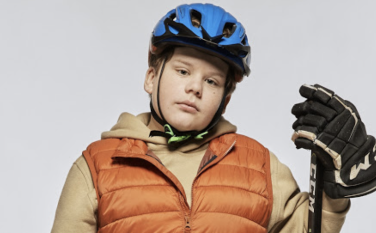 Maxwell Simkins stars in Disney+'s "The Mighty Ducks: Game Changers"