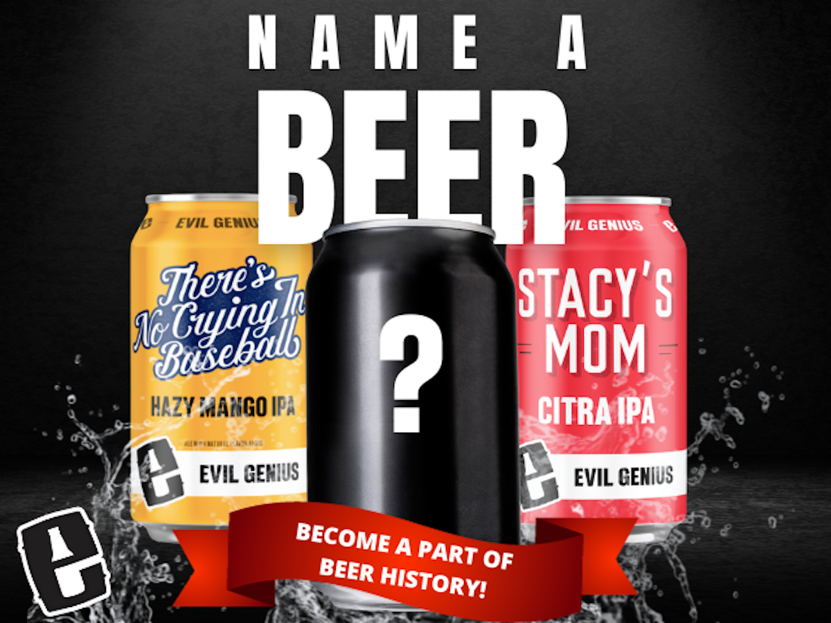 Silly Beer Name Contest Launched by Evil Genius Beer Co. | dosage MAGAZINE