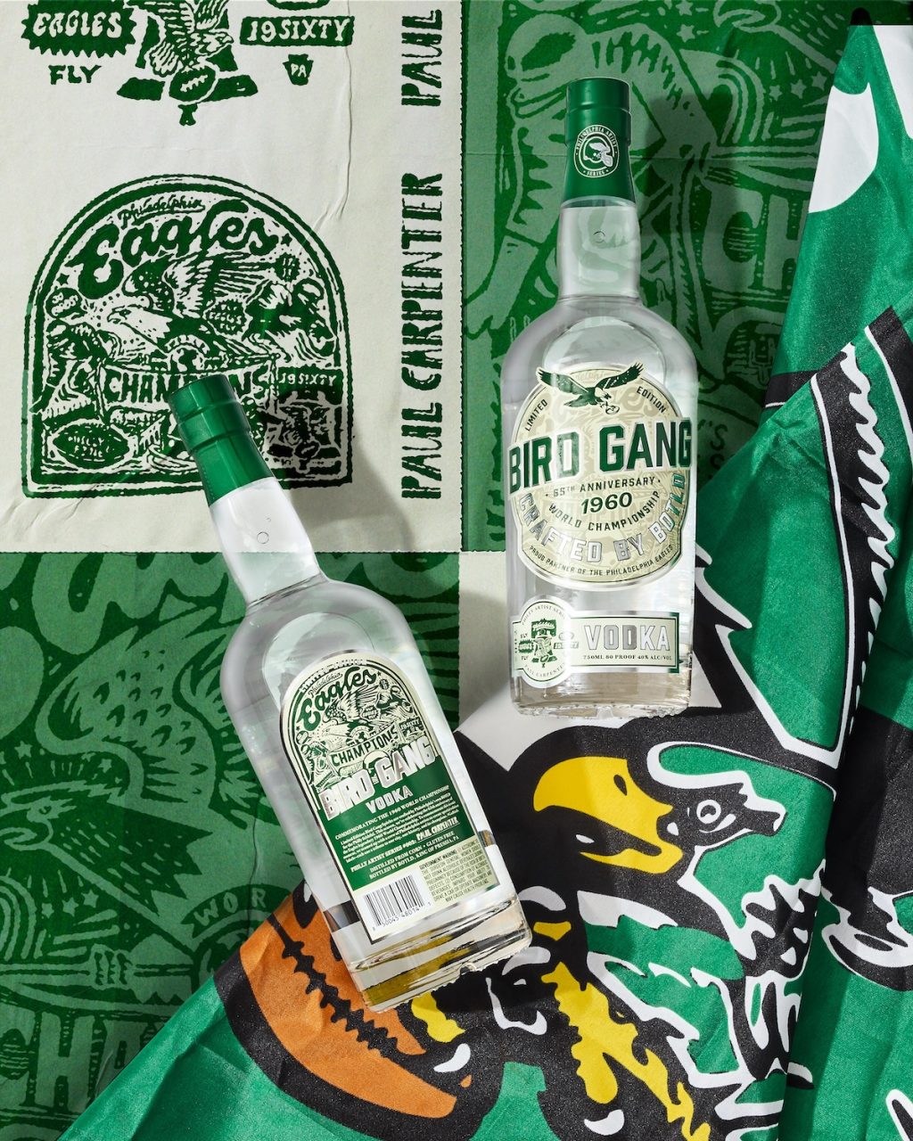 Bird Gang Spirits and the Eagles Debut Bottle Series